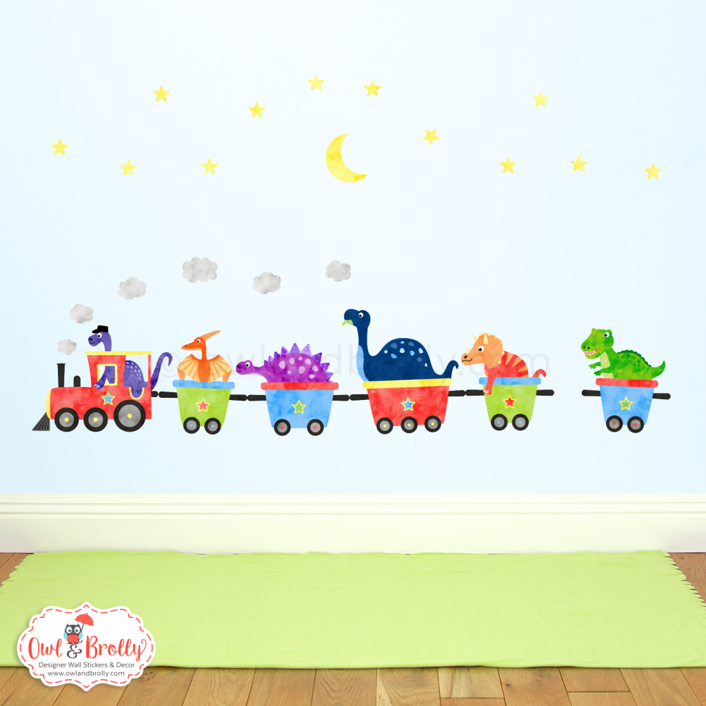 Dinosaur Train Wall Stickers – Owl & Brolly