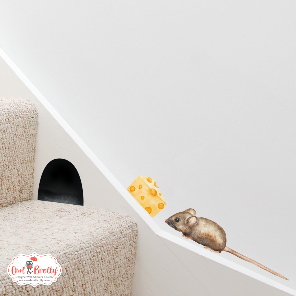 Watercolour Mouse Birthday Edition Wall Sticker (Smaller Spaces ...