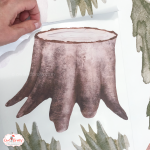 Watercolour Forest Animals Wall Stickers Decals Range (Large Set ...