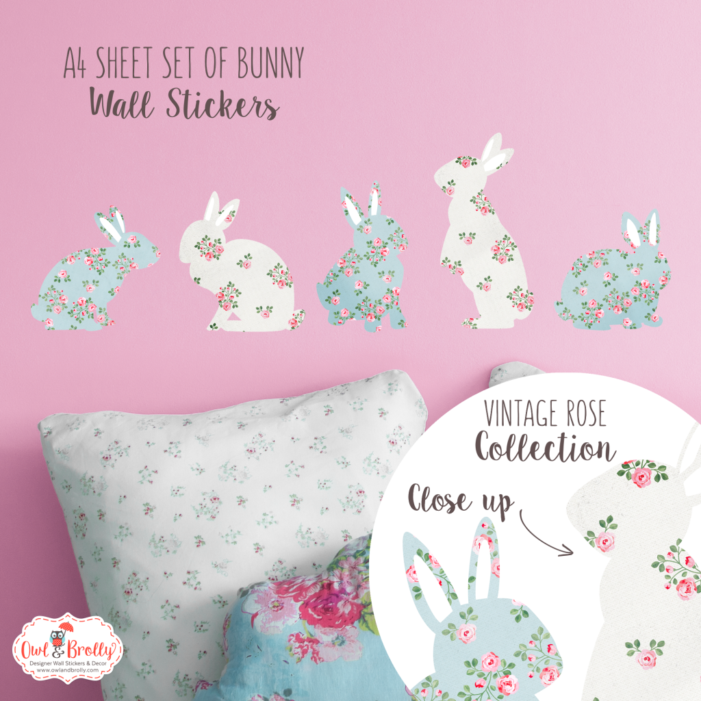 Woodland Animals Wall Stickers – Owl & Brolly