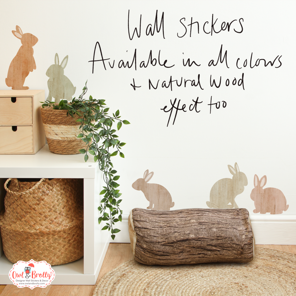 Woodland Animals Wall Stickers – Owl & Brolly